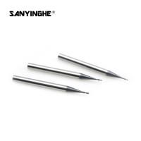 China HRC50 Tungsten Micro Solid Carbide End Mills 2 Flute 1.1mm Ball Nose Milling Cutter for sale