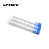 China Tungsten Carbide Spiral Router Bits CNC End Mill 2/3/4 Flutes Milling Cutter For Aluminum Coppe for sale