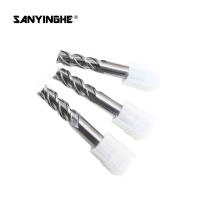 China Single 2 3 Flute End Mill Cnc Carbide Router Bit Aluminum Milling Cutter CAD CAM Spiral Cutting Tool for sale