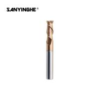 China 2 Flutes 6mm Cnc End Mill Router Bits Ballnose Carbide Engraving Cutting Tools for sale