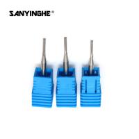 China 6mm Carbide Double Flute Slot Router Bit CNC End Mills Carving Tools Spiral Milling Cutter for sale