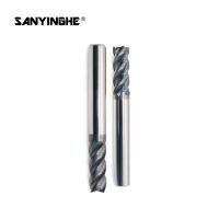 China 4mm Solid Carbide End Mills  50Lx4F Ball Nose Milling Cutter HRC45 HRC55 HRC60 HRC65 for sale