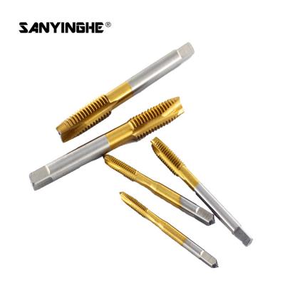China Titanium Plated Cobalt Containing Tap Spiral Tapping Stainless Steel Machine Tap M3 M4 M5 M6 M8 for sale