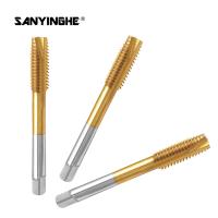 China Straight Slot Through Hole Tap Apex Titanium Plating M3 M4 M5 M6 M8 M10 M12 for sale
