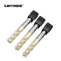 China Hrc63 CNC Solid Carbide End Mills R1.0 10mm 12mm 4 Flute Corner Radius Cutting Tool for sale