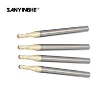 China 2 3 4 Flute Square Solid Carbide End Mill Flat Milling Cutter CNC Cutting Tool For Hard Steel Stainless Steel for sale