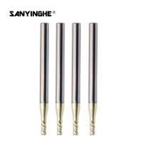 China 2 3 4 Flute Square Solid Carbide End Mill Flat Milling Cutter CNC Cutting Tool For Hard Steel Stainless Steel for sale