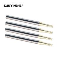 China 2 3 4 Flute Square Solid Carbide End Mill Flat Milling Cutter CNC Cutting Tool For Hard Steel Stainless Steel for sale