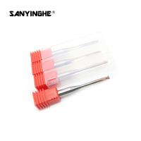 China Two Flutes Cnc Solid Carbide End Mills Flat Micro Milling Cutter For 0.1mm Milling Cutter Tools Hard Steel for sale
