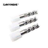 China 3 Flutes Flatten Aluminum End Mills Tungsten Solid Carbide Thread Mills for sale