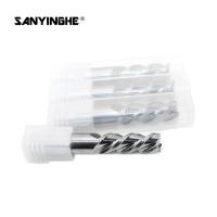 China 3 Flutes Flatten Aluminum End Mills Tungsten Solid Carbide Thread Mills for sale