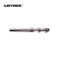 China Hrc55 Cnc Machine Aluminum End Mills 3mm 4mm Solid Carbide End Mill Bits for sale