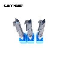 China 2 Flute Carbide Square End Mill Cutter CNC Hard Milling End Mills for sale