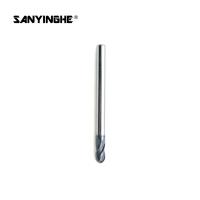 China 2 4 Flute Solid Carbide End Mills Ball Nose Tungsten Carbide Milling Cutter For Stainless Steel for sale