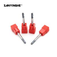 China 2 4 Flute Solid Carbide End Mills Ball Nose Tungsten Carbide Milling Cutter For Stainless Steel for sale