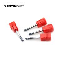 China 2 4 Flute Solid Carbide End Mills Ball Nose Tungsten Carbide Milling Cutter For Stainless Steel for sale