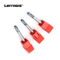China 2 4 Flute Solid Carbide End Mills Ball Nose Tungsten Carbide Milling Cutter For Stainless Steel for sale