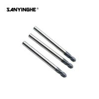 China 2 4 Flute Solid Carbide End Mills Ball Nose Tungsten Carbide Milling Cutter For Stainless Steel for sale