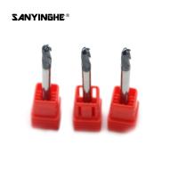 China 2 4 Flute Solid Carbide End Mills Ball Nose Tungsten Carbide Milling Cutter For Stainless Steel for sale