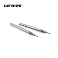 China HRC50 2 Flute 0.3mm Micro Ball Nose Milling Cutter Cnc Machine Round End Mill For Engraving Tools for sale