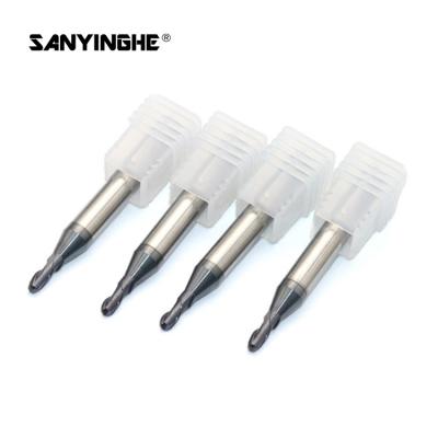 China HRC68 Carbide Corner Radius End Mill For Aluminum CNC Cutting Tools for sale
