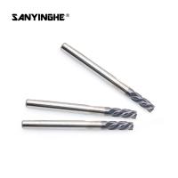 China Carbide CNC Machine Milling Cutter 5mm End Mills For Aluminum Copper for sale