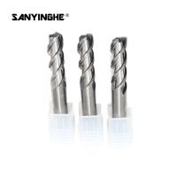 China Solid Tungsten Carbide Aluminum End Mills CNC Face Slot Milling Tools for sale