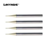 China HRC63 Tungsten Carbide Corner Radius End Mill Micro Corner Radius Milling Cutter for sale