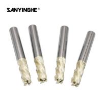 China CNC Carbide Corner Radius End Mill Solid Carbide Cutting Tools 1/2/3/4 Flutes for sale