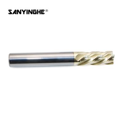 China CNC Carbide Corner Radius End Mill Solid Carbide Cutting Tools 1/2/3/4 Flutes for sale
