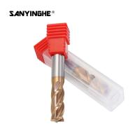 China Flat CNC Carbide Square End Mill Milling Cutter 20mm For Stainless Steel for sale