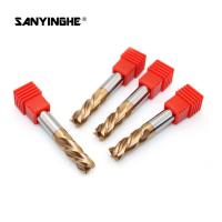China Flat CNC Carbide Square End Mill Milling Cutter 20mm For Stainless Steel for sale