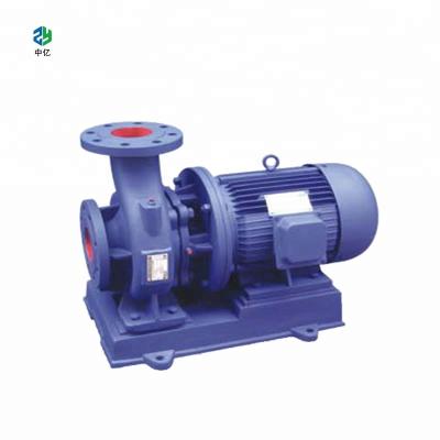 China ISW horizontal single stage centrifugal pump inline end suction for sale