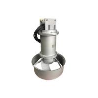 China 5KW 7 .5HP sewage agitator mixer   material on cast iron motor with SS 304 ring and impeller good quality for sale