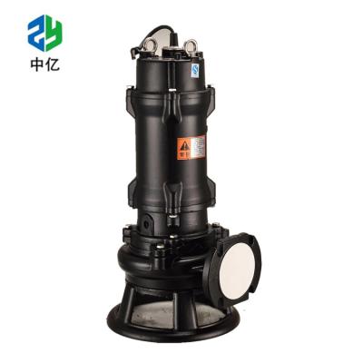 China Submersible Sewage Pump Rubbish Dirty Water Draining Cutting with Cutter Impeller for sale
