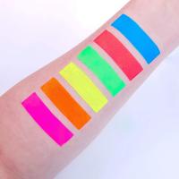 China UV Fluorescent Face Paints Glow In Dark Paints for Halloween Blacklight Bodypainting for sale