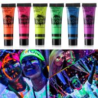 China 10ml/25ml UV Face Paint Black Light Make Up Bodypainting Neon Blacklight & Finger Paints for sale