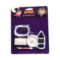 China Halloween Special Effects Face Painting Kit Co Vampire Makeup Kit with Fake Scab Blood/Teeth for sale