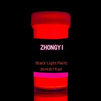 China UV Neon Halloween Paint Glow In The Dark Painting Set Face & Body Painting Supplies - Safe, Washable, Non-Toxic for sale