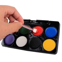 China Halloween Special Effects Cosmetic Case 8 Colors Face Paint Makeup Painting Palette Set for Theme Parties, Fancy Dress Ball for sale