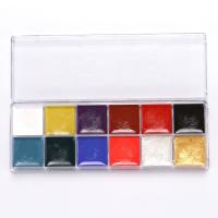 China 12 Colors Body Face Paint Halloween Party Fancy Oil Painting Art Beauty Fancy Make Up Set for Body Tattoo for sale