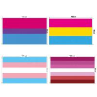 China Rainbow Pride Flag LGBT Community Gay Pride Lesbian Transgender Bisexual Flags Banner for sale