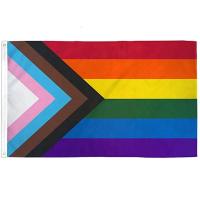 China Rainbow Pride Flag LGBT Community Gay Pride Lesbian Transgender Bisexual Flags Banner for sale