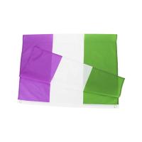 China Genderqueer Gay Pride Lesbian Peace Flag Gender Queer Rainbow Banner 90*150CM Pride Month Indoor Outdoor Decorations for sale