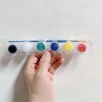 China 6 Color 3ML Acrylic Paint Pots Strip Set for Artists, Students, Beginners - Canvas Portrait Paintings for sale