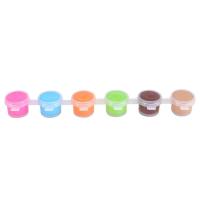China 12 Color Acrylic Paint Pot Brush Set 3ML For Schools Clubs and Camps Essential Craft Supplies for sale