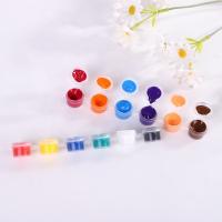 China 2ML DIY Artist Acrylic Paint Set 6 Color Paint Pot Strip for Classrooms School Arts and Crafts Paint for sale