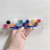 China Acrylic Paint 12 Color Set Art Craft Paint Supplies for Canvas Wood Ceramic Rock Painting, Rich Pigments for sale