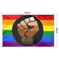 China 3 x 5 Flags Black Lives Matter Flag Black Pride BLM Flag Banner Perfect For Any Balcony Or Courtyard,Garden Decorative Banner for sale