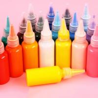 China 30ML Artist Acrylic Paint 24 Colors Diy Paint Kit Support Stick Logo for Canvas Painting for sale